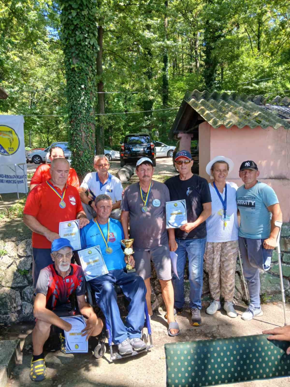 Izabrani reprezentativci BiH u lovu ribe udicom na plovak za nastup na ...